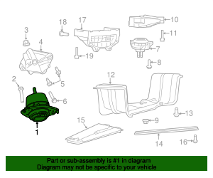 2012-2020 Mopar Isolator 68252522AA | TascaParts.com