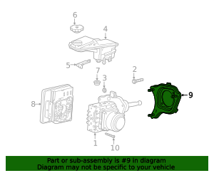 2020-2021 GM Power Brake Booster Bracket 23507728 | TascaParts.com