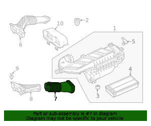 2020-2023 Mercedes-Benz Engine Air Intake Hose 177-094-28-00 ...