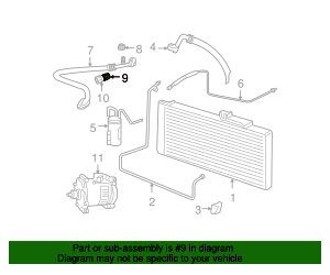 1998-2019 Mopar Discharge Line Valve 5003461AA | TascaParts.com