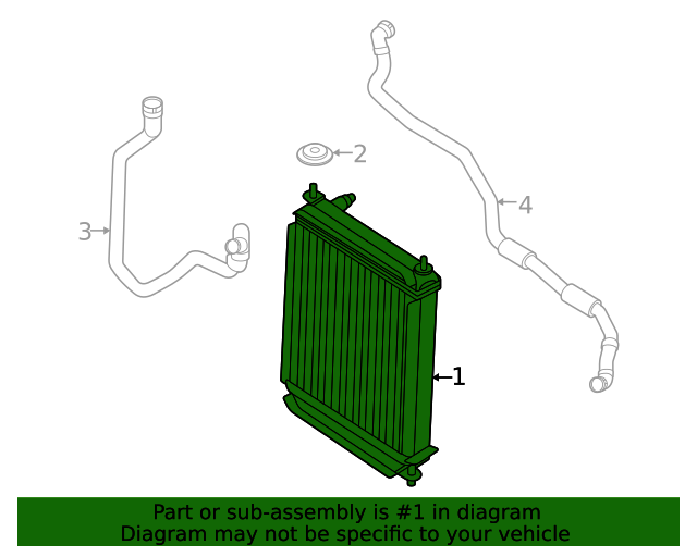 Genuine BMW 17-11-5-A5C-813 | Radiator 171010 | FREE Shipping on Most ...