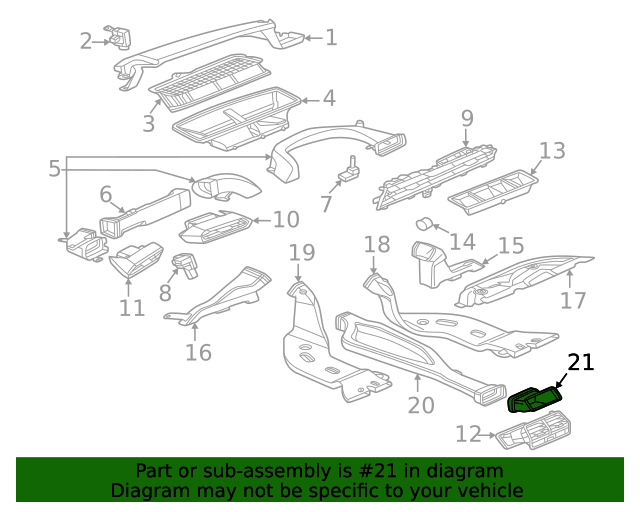 2022-2024 Audi HVAC Duct Adapter 8Y0-857-042 | AutoNation Parts