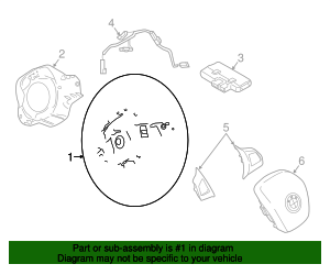 32-30-6-870-780 - Leather steering wheel 2014-2021 BMW ...