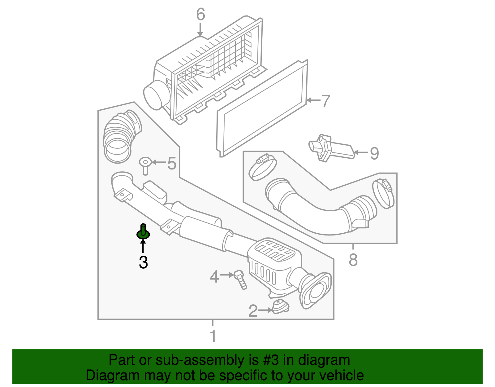 2005-2019 Nissan Frontier Air Inlet Assembly Grommet 16566-EA000 ...