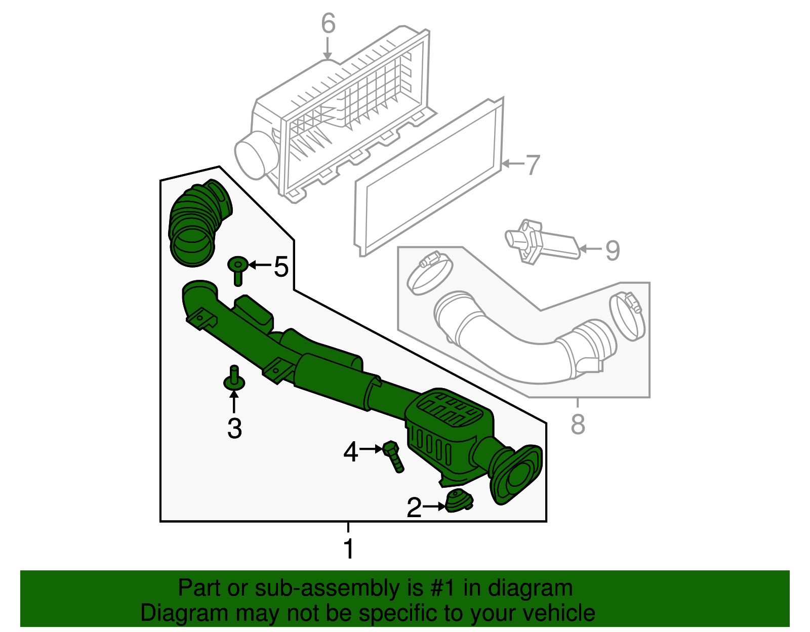 16554-EA000 - 2005-2019 Nissan Frontier - Air Inlet Assembly | Anicra ...