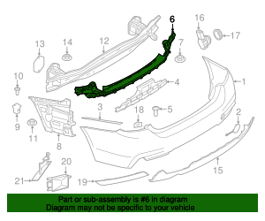 51-12-7-316-350 - Center Support - 2014-2020 BMW | BMWPartsHub