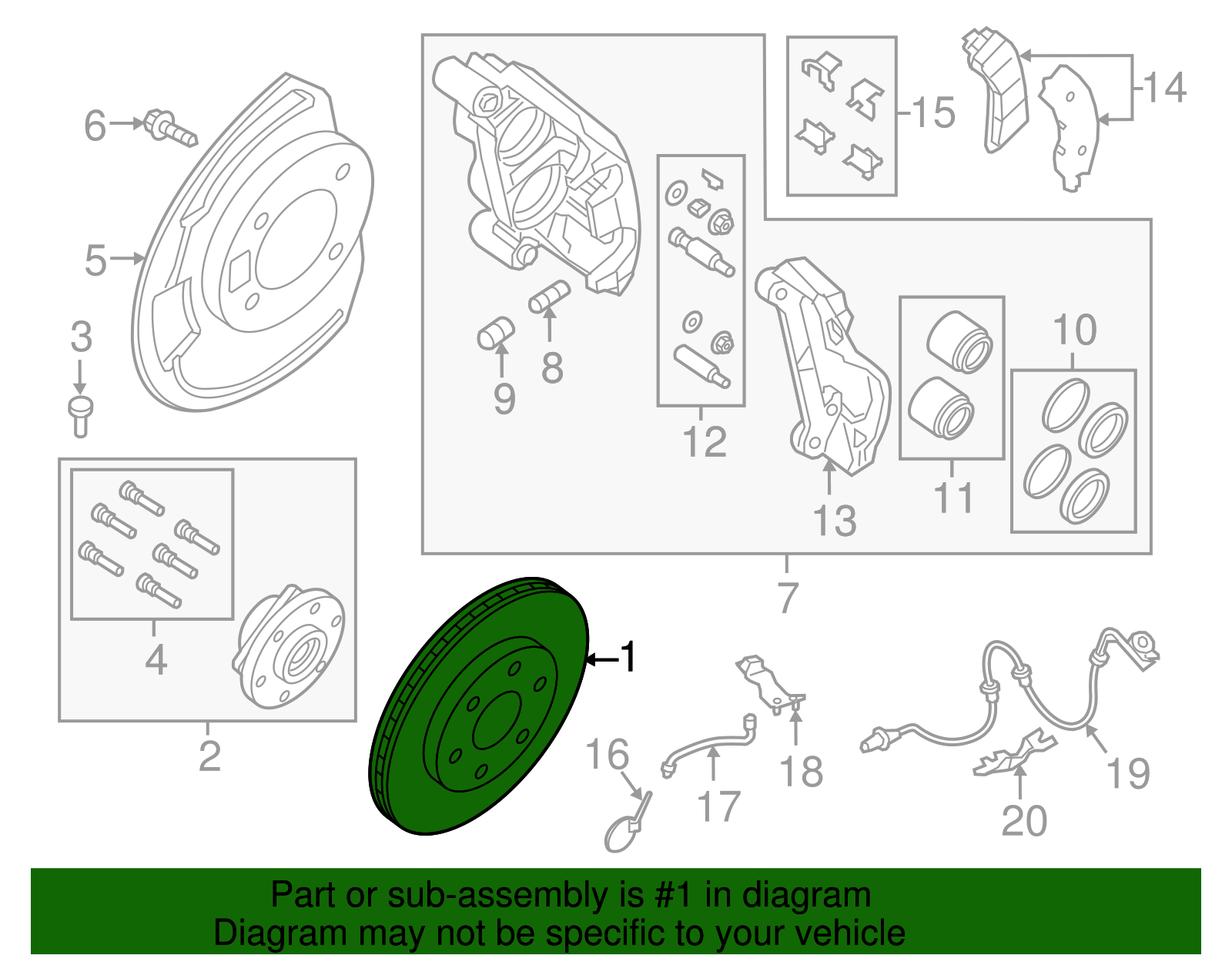 2016-2024 Nissan TITAN XD Rotor 40206-9FV0A | My Nissan Part