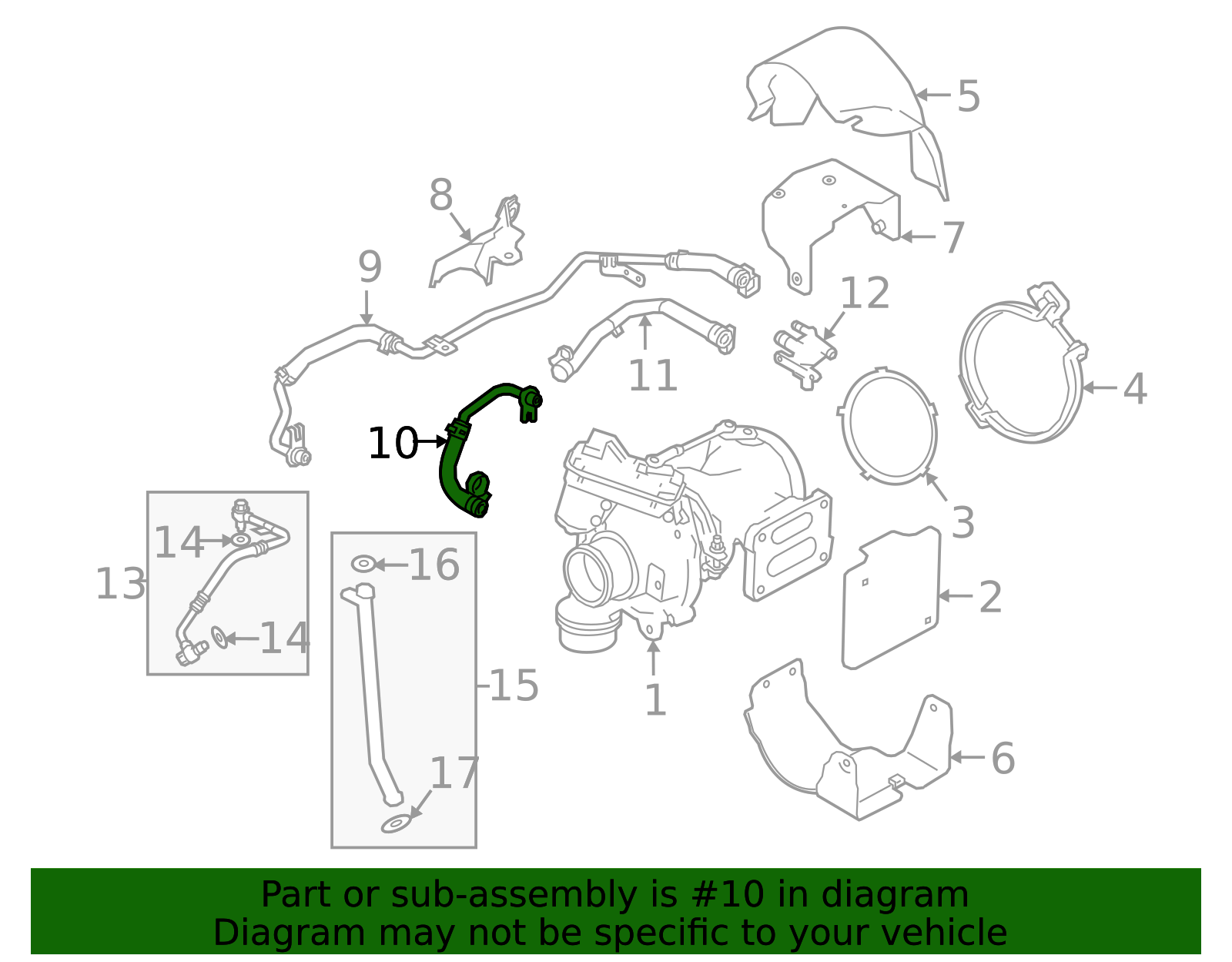 Genuine OEM Water Outlet Part# LR134606 Fits 2018-2024 Land Rover: Up ...