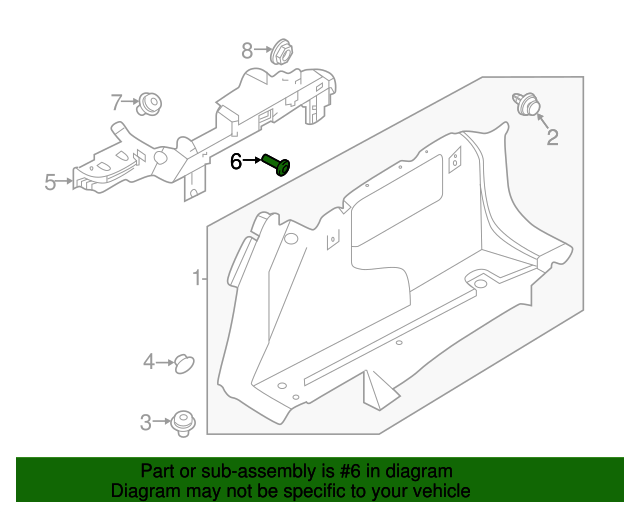 Genuine OEM Support Bolt Part# LR093431 Fits 2018-2021 Land Rover Range ...