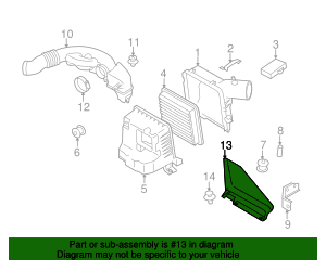 46012FJ000 - Inlet Duct - 2012-2020 Subaru | World OEM Parts Subaru