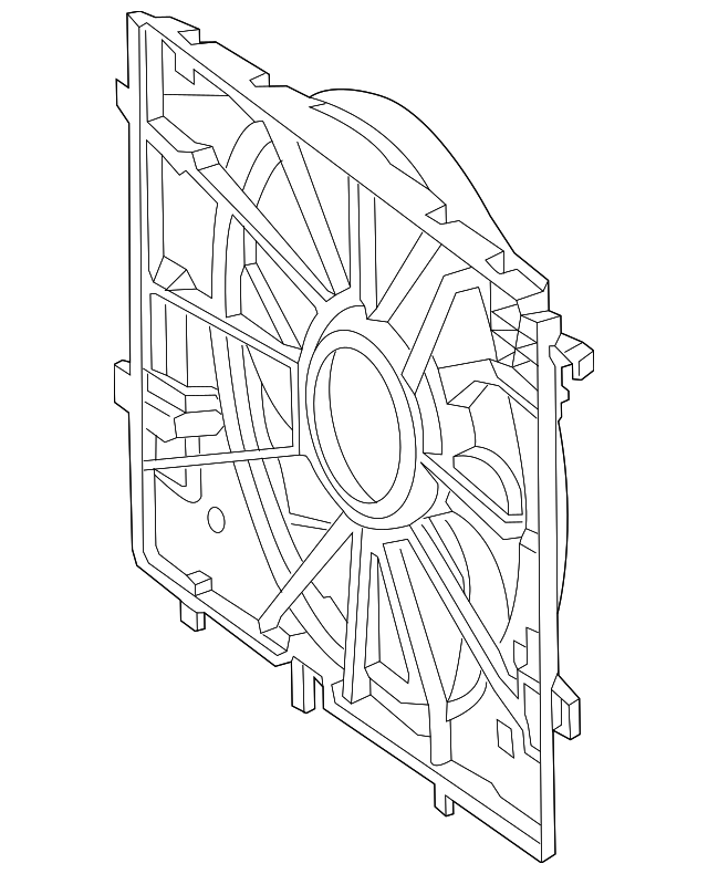 099-906-79-03 - Fan Assembly Mercedes-Benz USA Parts