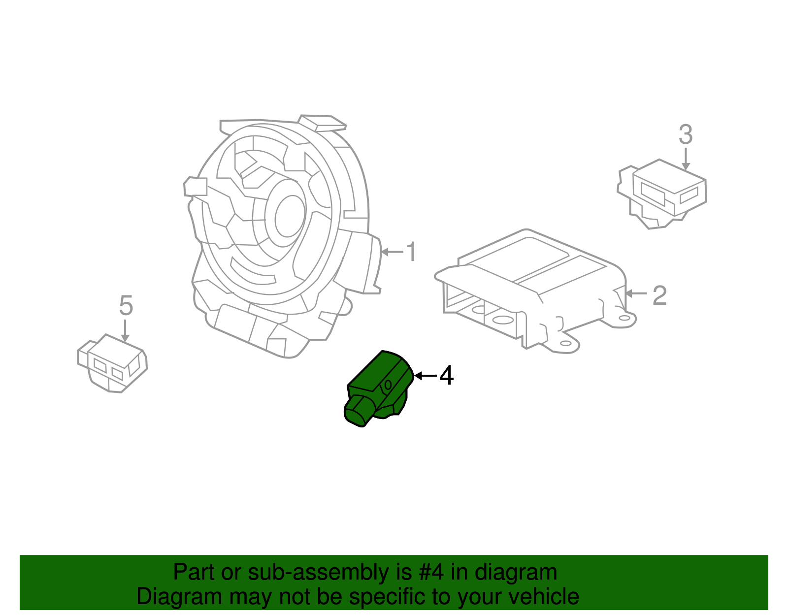 77970-TX6-A01 - Side Impact Sens 2016-2021 Honda | Honda Parts Online