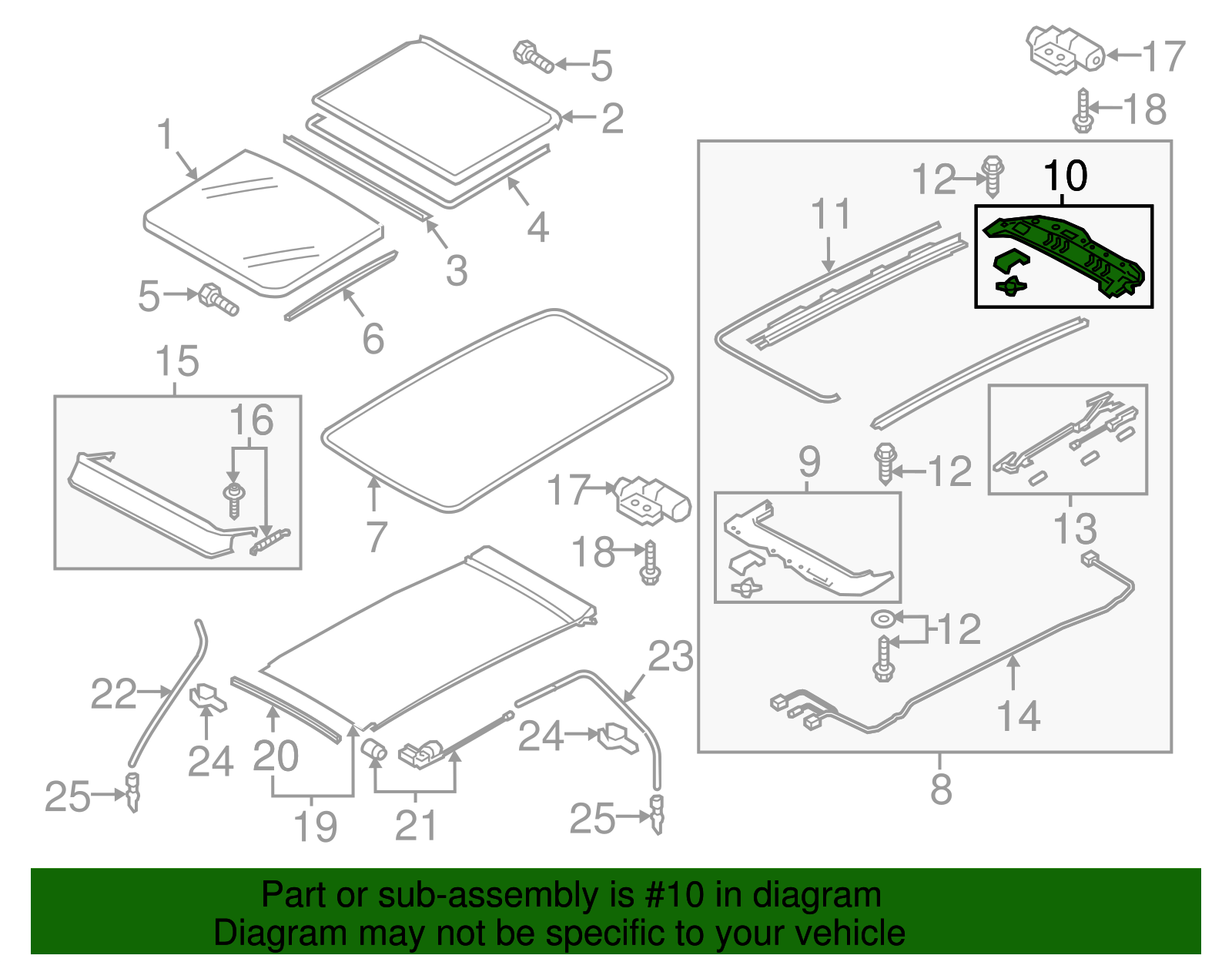 2015-2017 Volkswagen Frame Kit 5G9-898-259 | OEM VW Parts Haus
