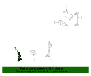 230-327-03-40 - Front Bracket 2003-2012 Mercedes-Benz | Mercedes-Benz ...