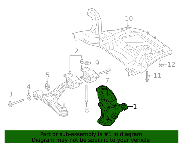 177-332-22-00 - Knuckle Assembly 2021-2023 Mercedes-Benz | Mercedes ...