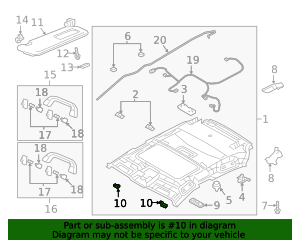 GRF5-68-01Y-75 - Vanity Lamp 2019-2024 Mazda | AutoNationParts.com