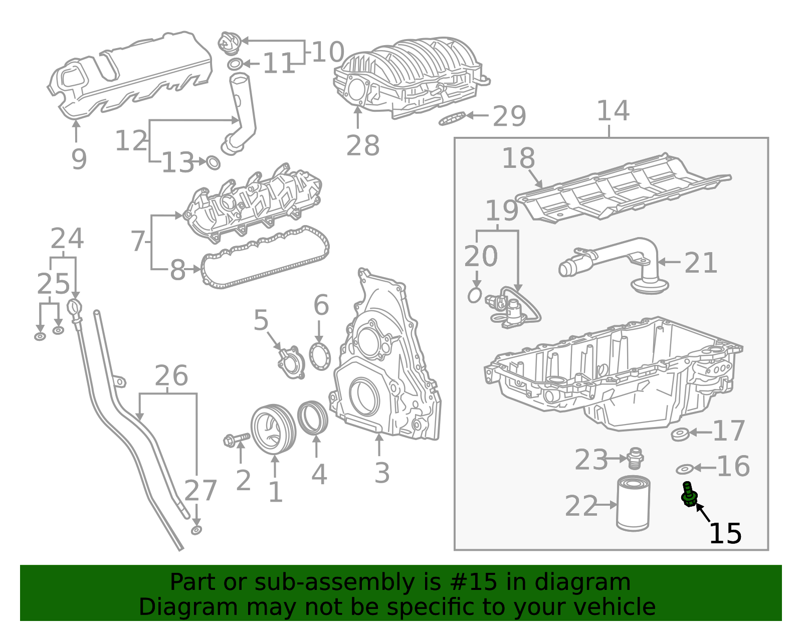 2013-2025 GM Oil Pan Drain Plug 55577568 | OEM Parts Online