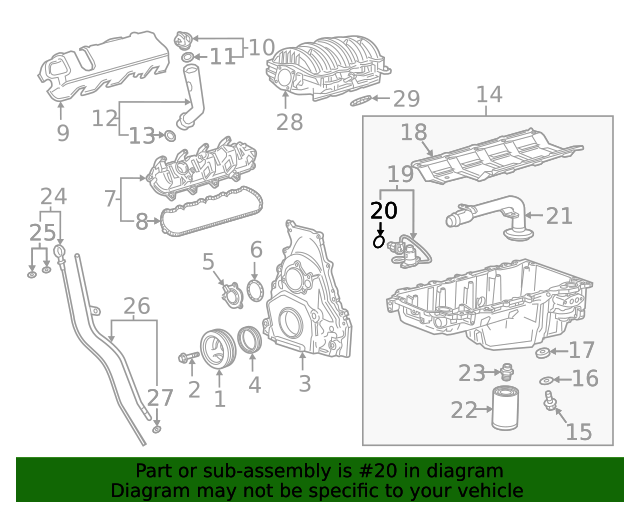 2013-2024 GM Engine Oil Level Sensor Seal 12638820 GM | GMPartsDirect.com