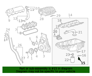 55577568 - Drain Plug 2013-2024 GM | Chevrolet Parts Direct