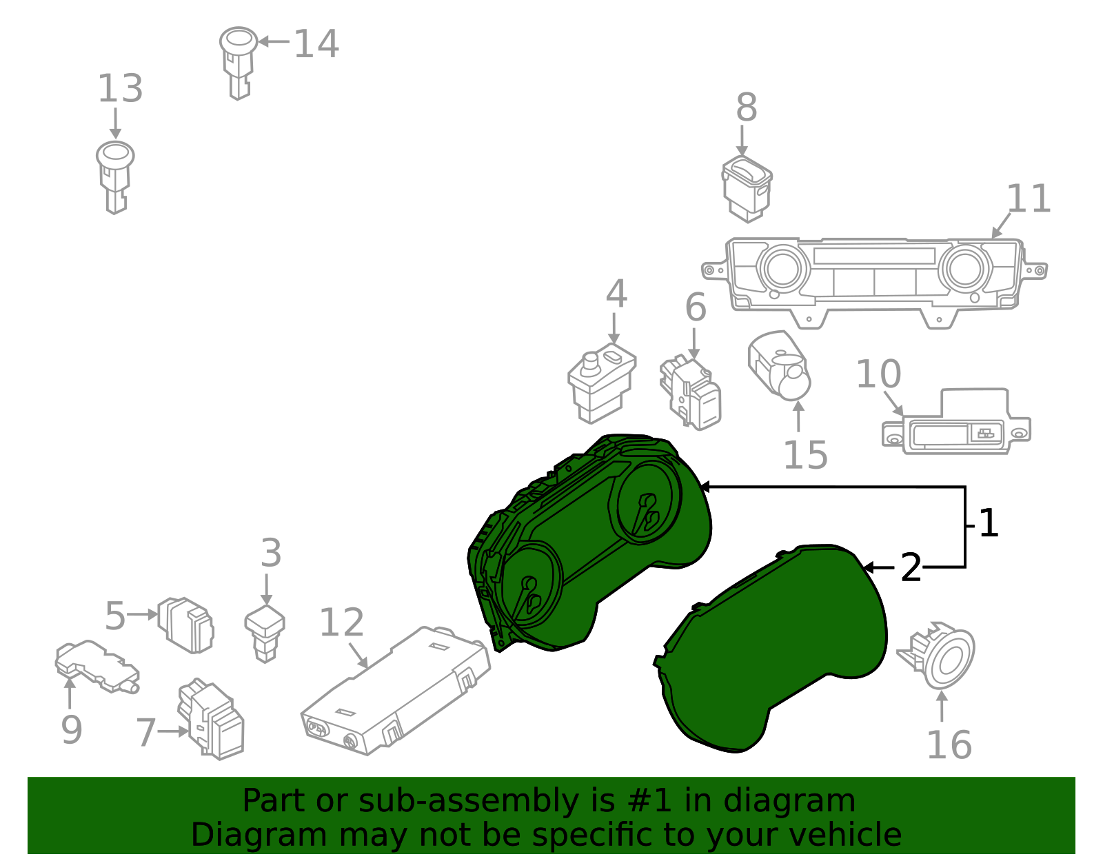 2020-2023 Nissan Maxima Instrument Cluster 24810-4RA4B | Temecula ...