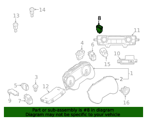 2013-2024 Nissan Switch 25380-3TA0A | Nissan Parts Central