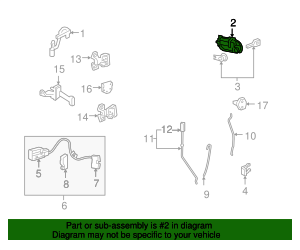 Genuine OEM Ford Part - Handle, Outside CL3Z-1522404-AC | Genuine OEM ...