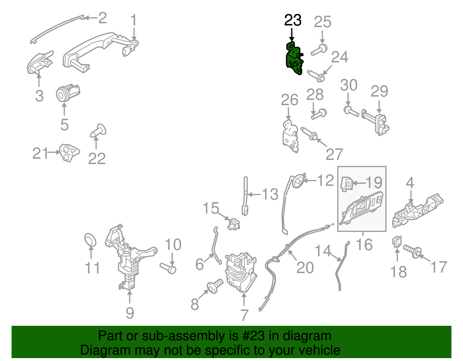 2009-2019 Ford Upper Hinge 8A5Z-5422801-A | NewAutoParts.com
