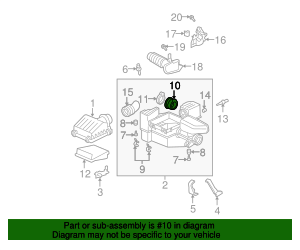 2007-2008 Honda Fit Joint 17228-RME-A00 | Retail Performance Auto Parts