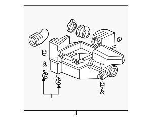 2007-2008 Honda Fit Air Cleaner Body 17201rmea00 | Retail Performance ...