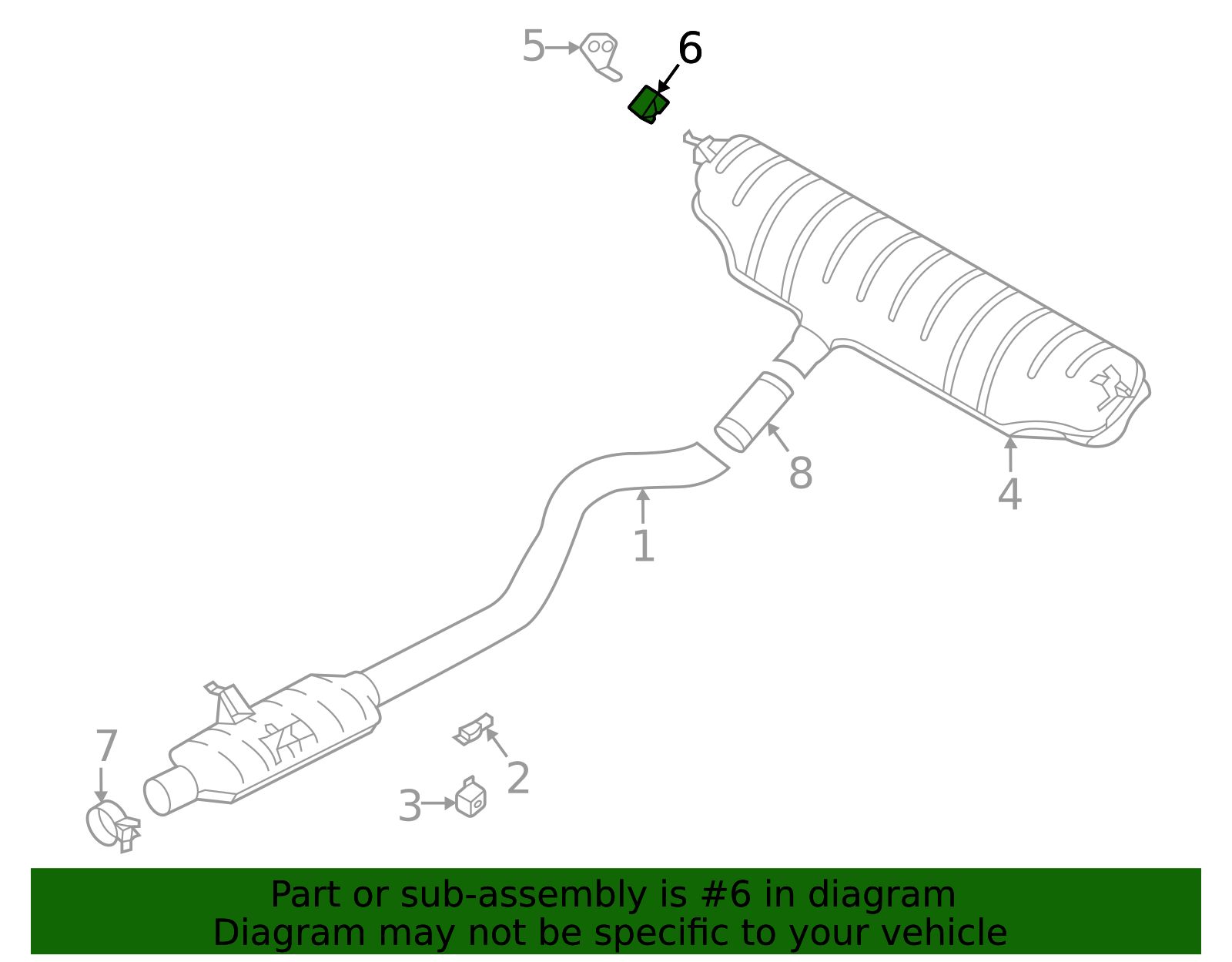 2017-2024 Land Rover | Muffler W/Tailpipe Insulator | LR090360 ...