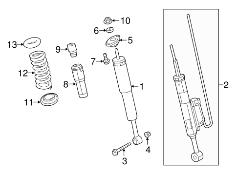 Rear Suspension for 2014 Dodge Charger | TascaParts.com