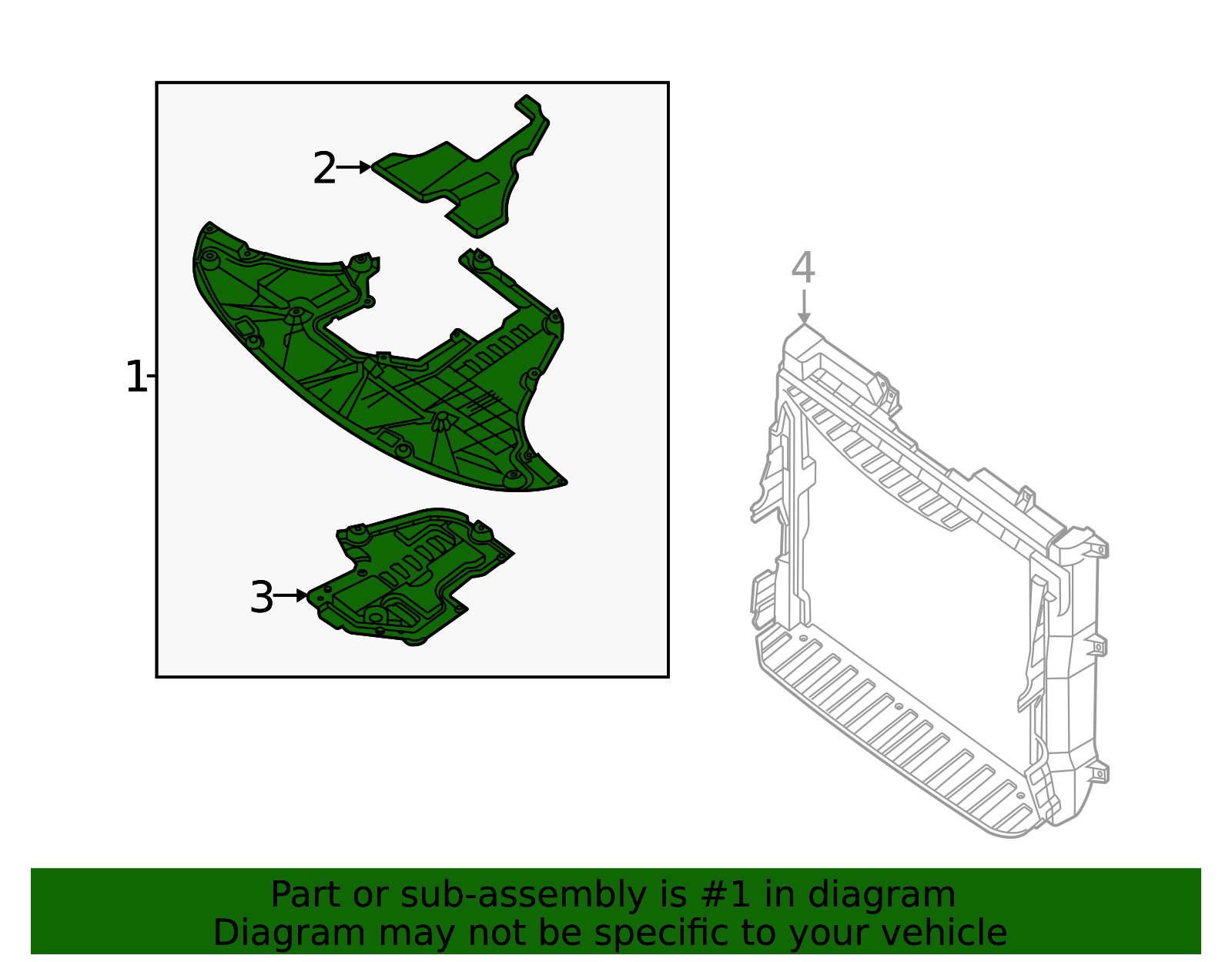 2021-2025 Kia Sorento Under Cover 29110-R5500 | QuirkParts