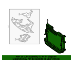 2021-2022 Kia Sorento Radiator Support Air Deflector 29135-R5700 ...