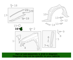 53153-76020 - Front Guide 2019-2024 Lexus | AutoNationParts.com