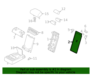 52-20-7-499-781 - Seat Back Panel 2020-2023 BMW | AutoNationParts.com