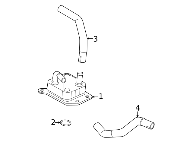 2019-2024 Nissan Oil Cooler Assembly 21305-6CA0A | World OEM Parts Nissan