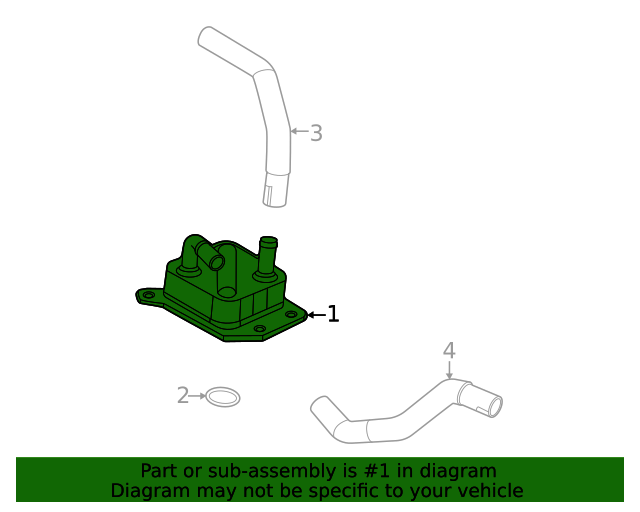21305-6CA0A - Oil Cooler Assembly 2019-2024 Nissan | Nissan Parts ...