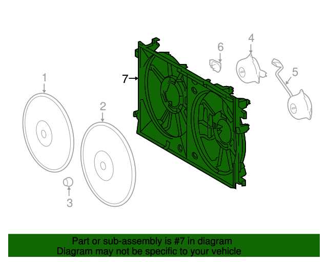 2016-2022 Toyota Fan Shroud 16711-37160 | OEM Parts Online