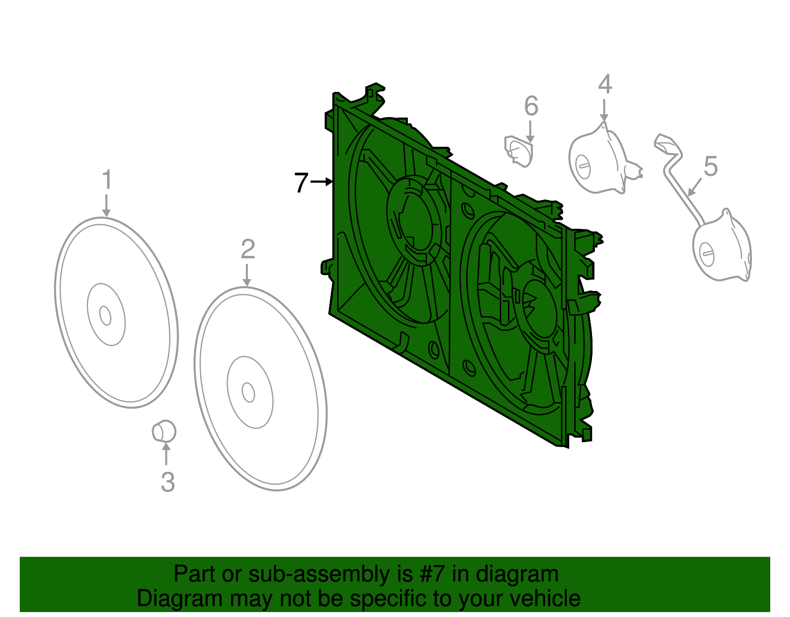 2016-2022 Toyota 2016-2022 Toyota - Fan Shroud 16711-37160 | Sparks Parts