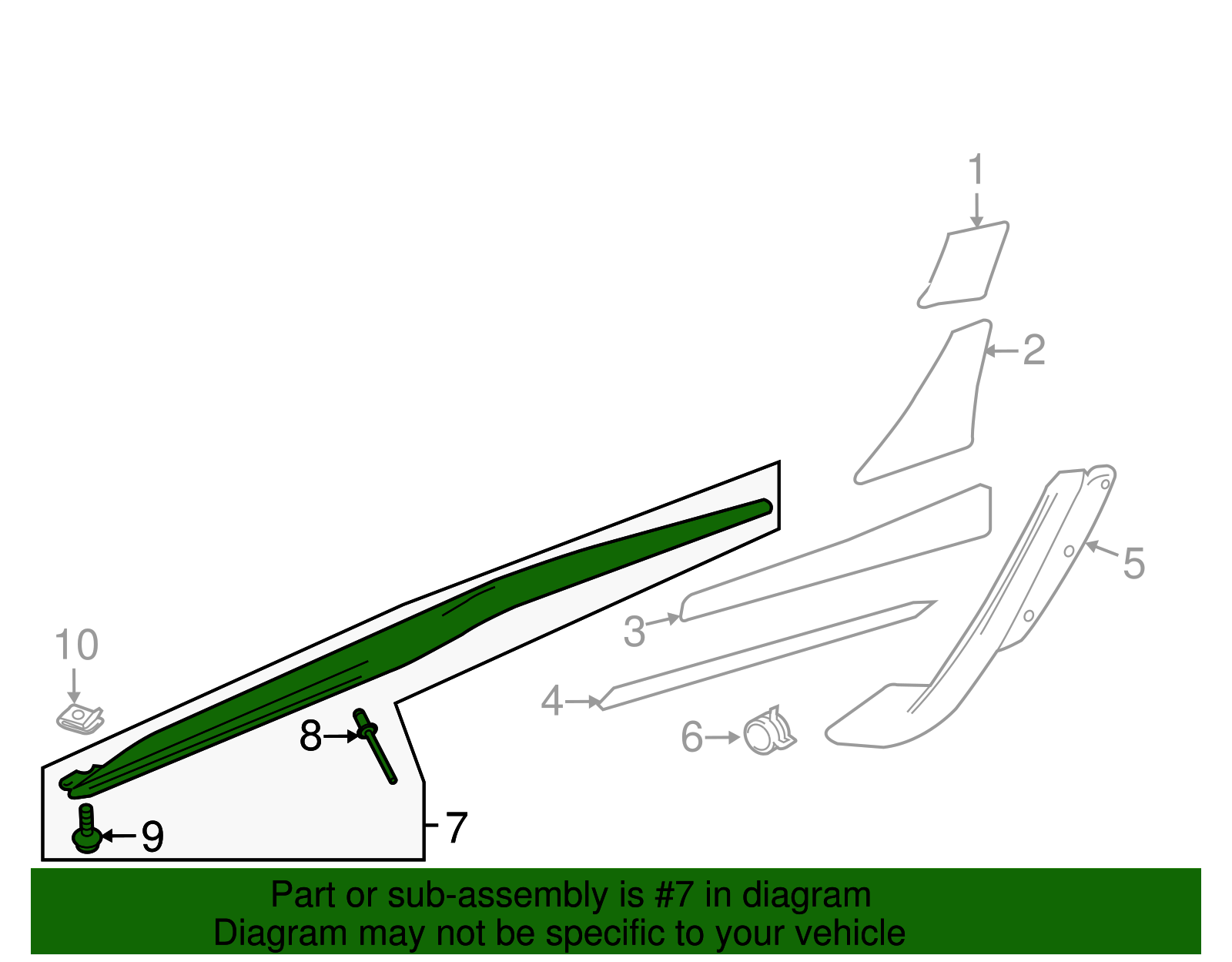 2017-2019 Chevrolet Corvette Carbon Flash Metallic Passenger Side ...
