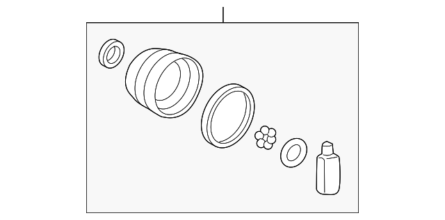 49583-1W400 - Inner Boot 2012-2017 Kia Rio | Kia.Parts Store
