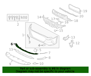 2019-2023 Audi e-tron Quattro Bumper Protection Pad 4KE-807-733-Y9B ...