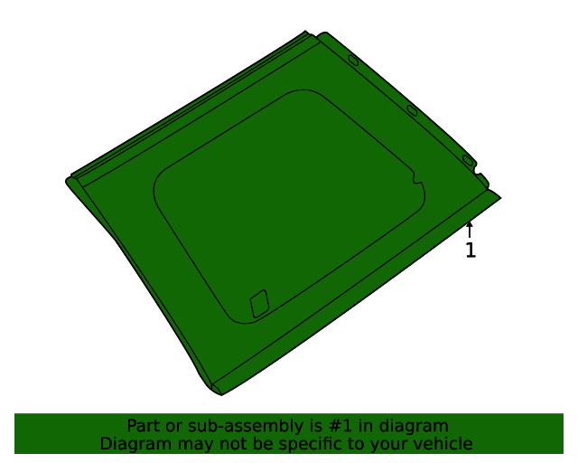 2014-2022 Land Rover Range Rover Sport Quarter Glass LR044116 ...