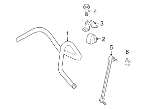 2010-2017 GM Front Suspension Stabilizer Bar 25918985 | GM Parts Center