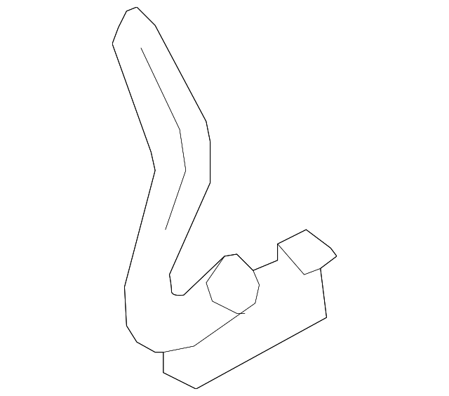 2009-2013 Toyota Corolla Hinge 53410-12550 | Toyota Parts Center