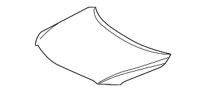 OEM 2009-2013 Toyota Corolla Hood Part # 53301-02210 | Modern Toyota Parts