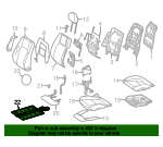 212-870-30-10 - Occupant Sensor 2013-2018 Mercedes-Benz | Mercedes-Benz ...