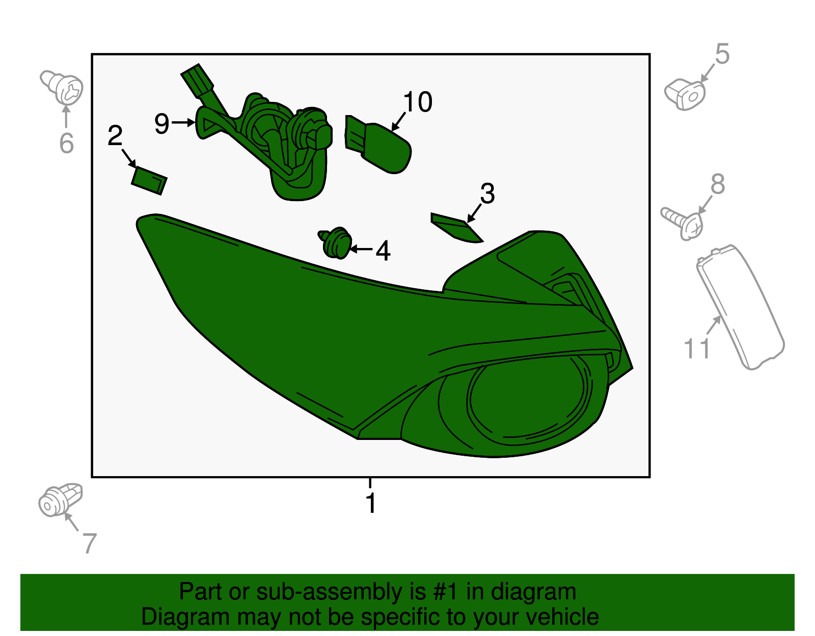 TK49-51-150B - Tail Lamp Assembly - 2016-2023 Mazda CX-9 | Mazda Swag