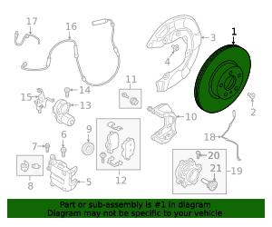 Genuine Toyota Rotor part# 42431-WAA03 for 2020-2025 Toyota GR Supra ...