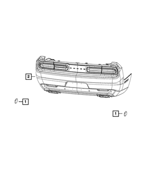 2021-2023 Dodge Blind Spot Detection Module 68672550AA | Mopar eStore